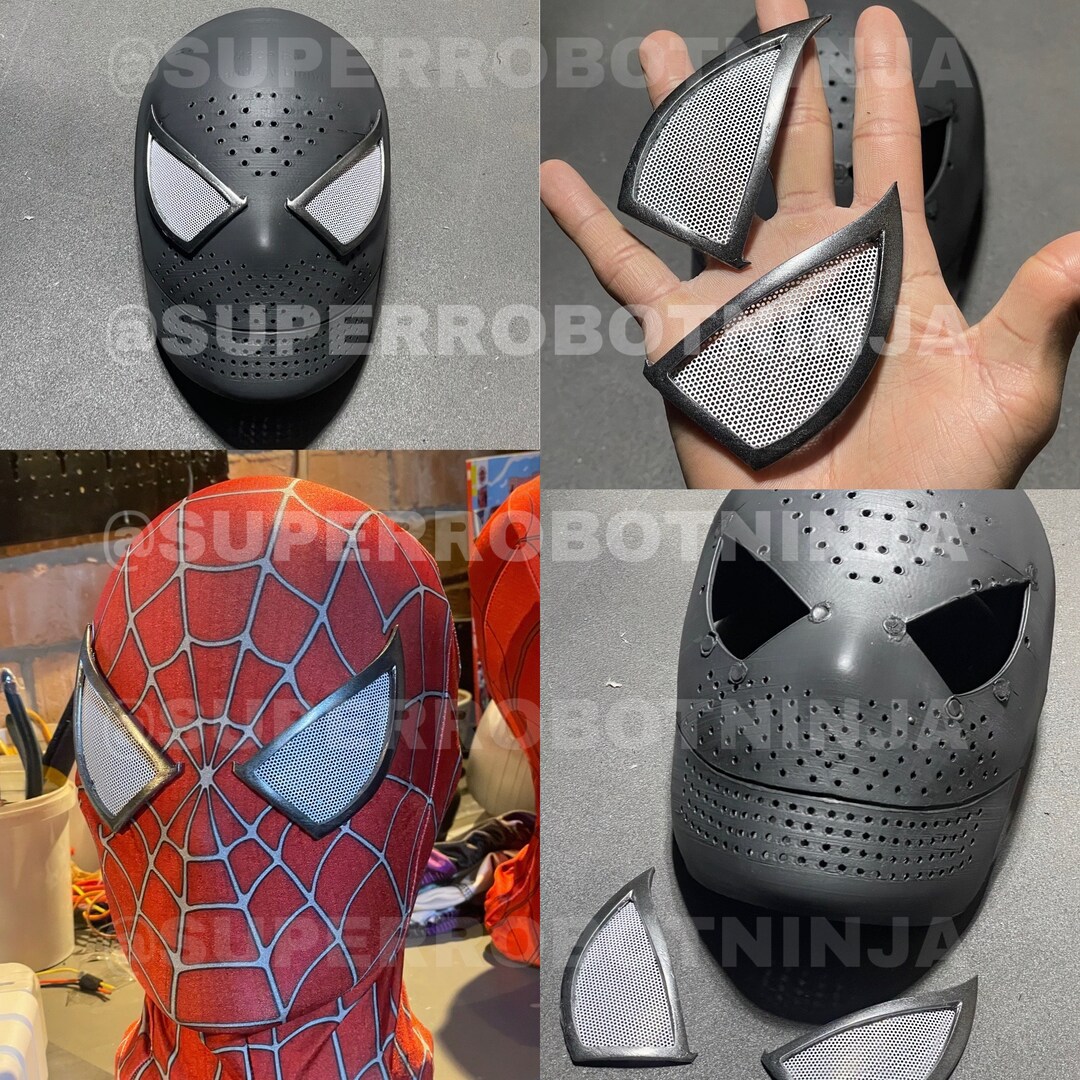 Spider-man Magnetic Faceshell - Raimi Style - 3D Printed - Etsy