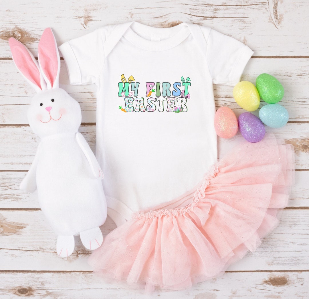My First Easter, Baby Boy, Baby Girl, First Easter Shirt, First Easter ...