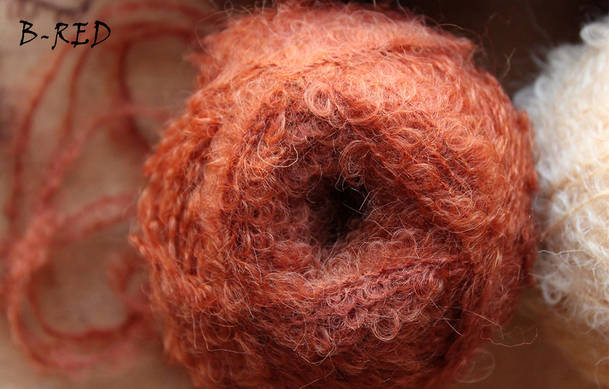 Doll's Hair Wool Bouclé Yarn - Etsy