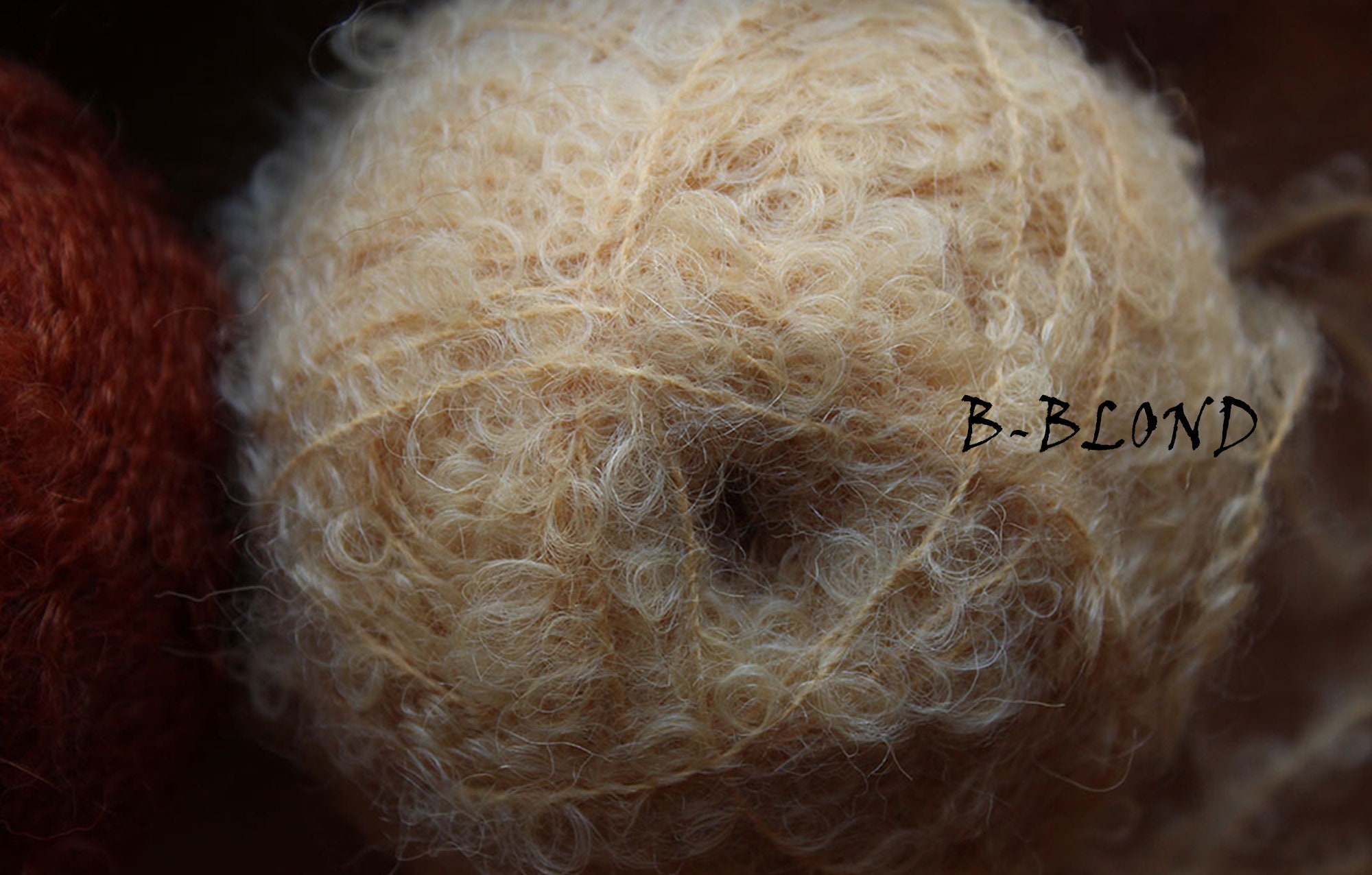 Doll's Hair Wool Bouclé Yarn - Etsy