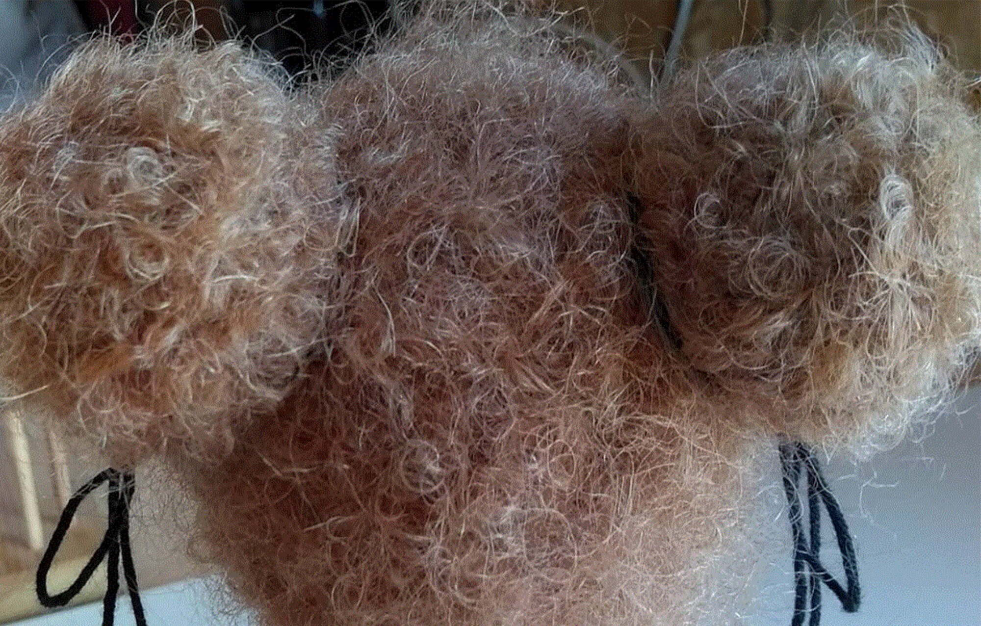 Doll's Hair Wool Bouclé Yarn - Etsy