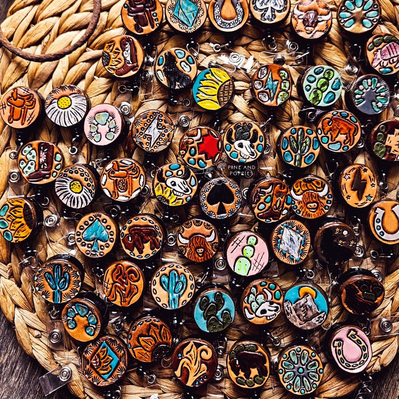 Buffalo Badge Reel - Etsy