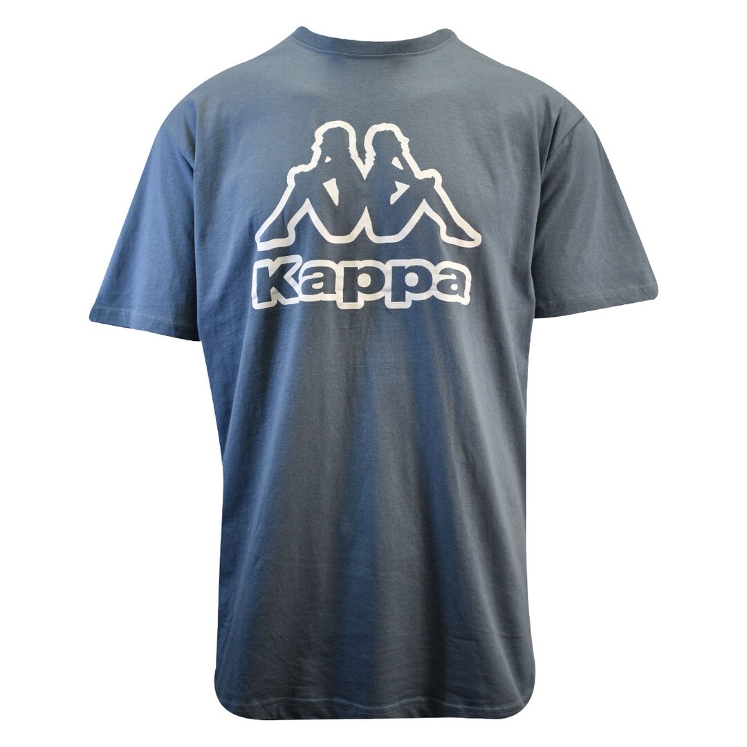 Kappa Men's T-shirt China Blue Abelo Chest Logo S/S Tee S01 - Etsy UK