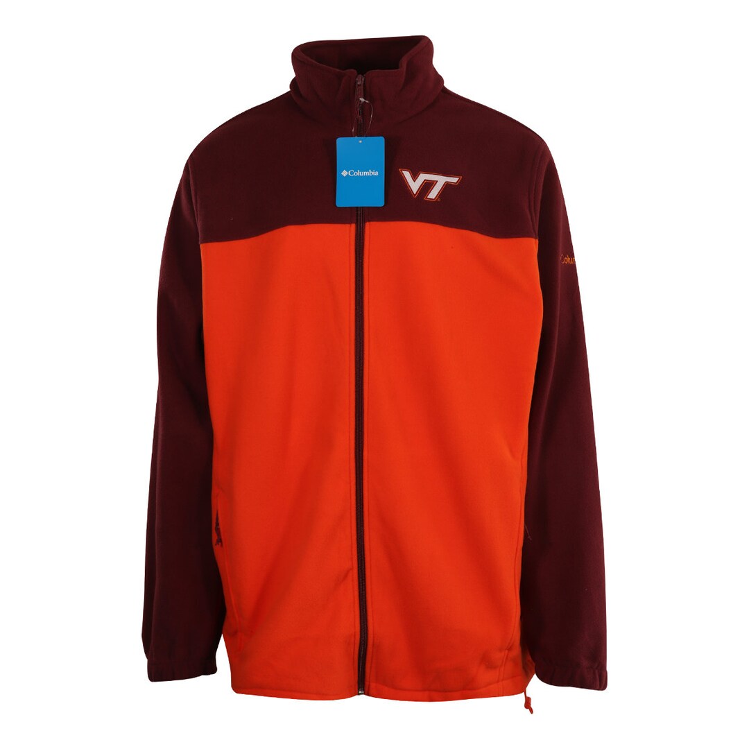Columbia Men's Fleece Jacket CLG Flanker III Virginia Tech - Etsy