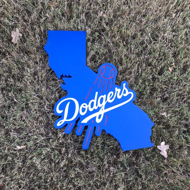 Sign Inspired by the Los Angeles Dodgers Connection to California, Los ...