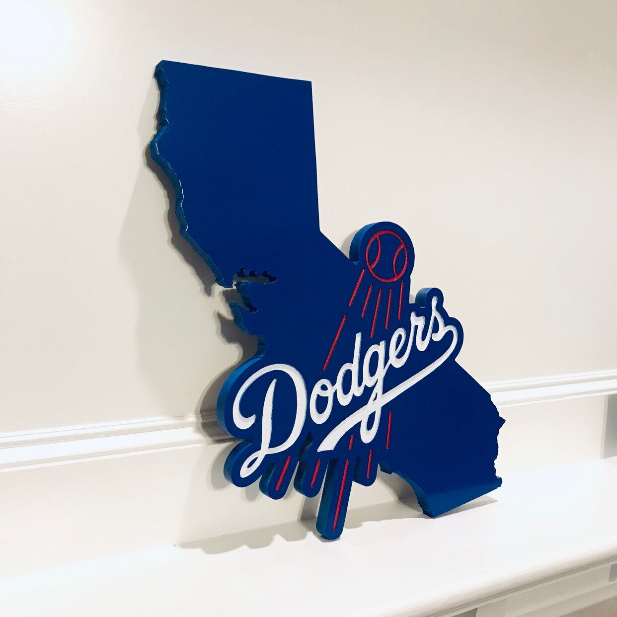 Sign Inspired by the Los Angeles Dodgers Connection to | Etsy