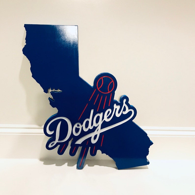 Sign Inspired by the Los Angeles Dodgers Connection to California, Los ...