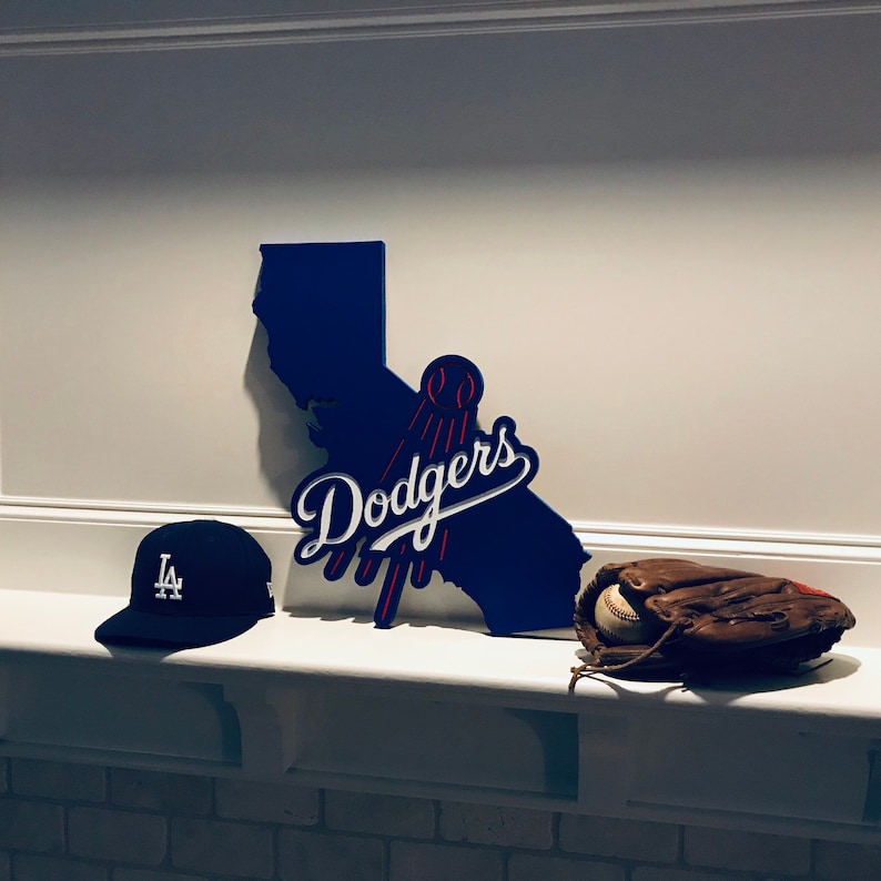 Sign Inspired by the Los Angeles Dodgers Connection to California, Los ...