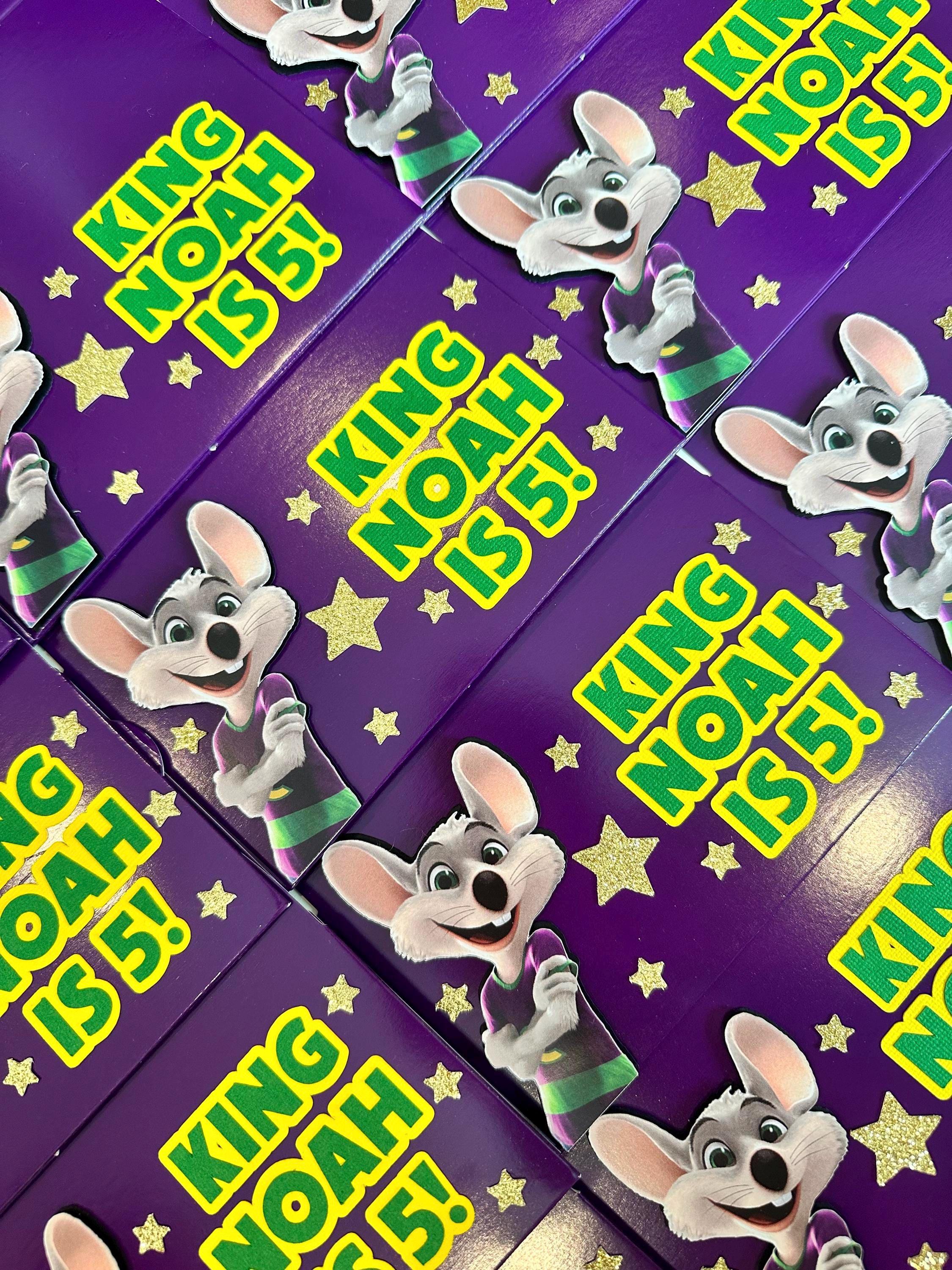 Chuck E. Cheese Favor Box / Custom Favor Box / Custom Gable Box - Etsy