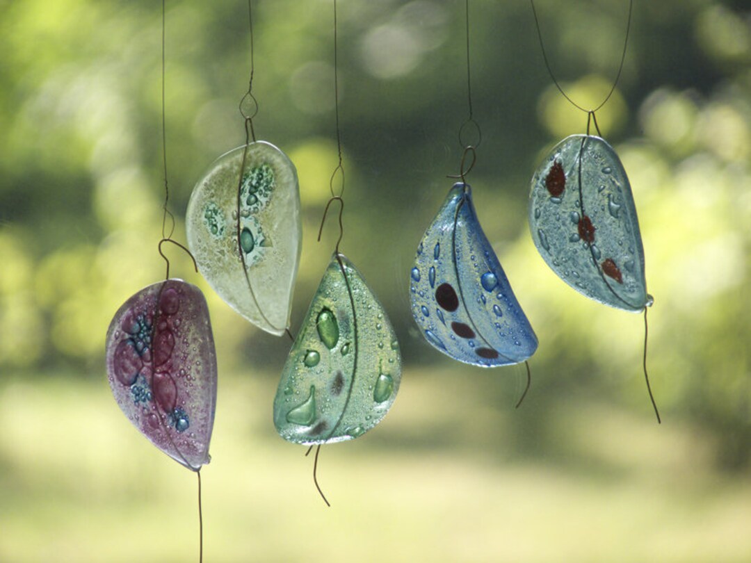 Glass Drops Window Decorations Hanging in Window Garden - Etsy