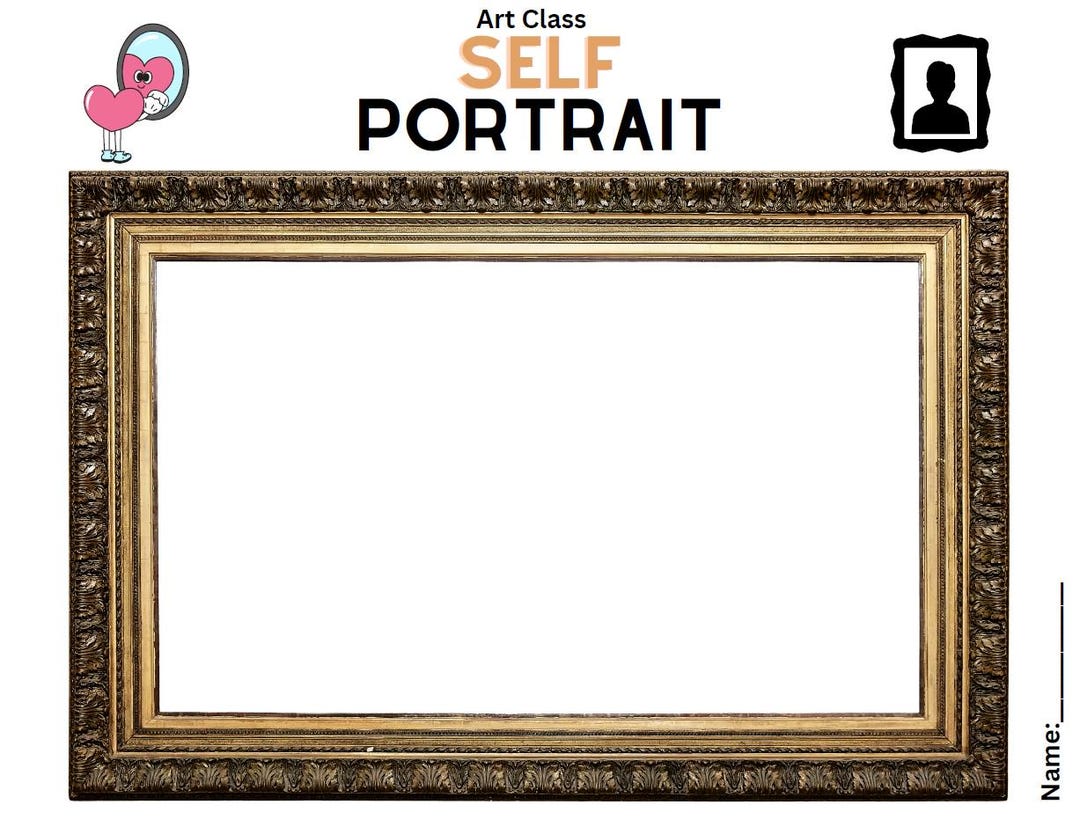 Self Portrait Project, Art Lesson, Projects and Activities - Etsy