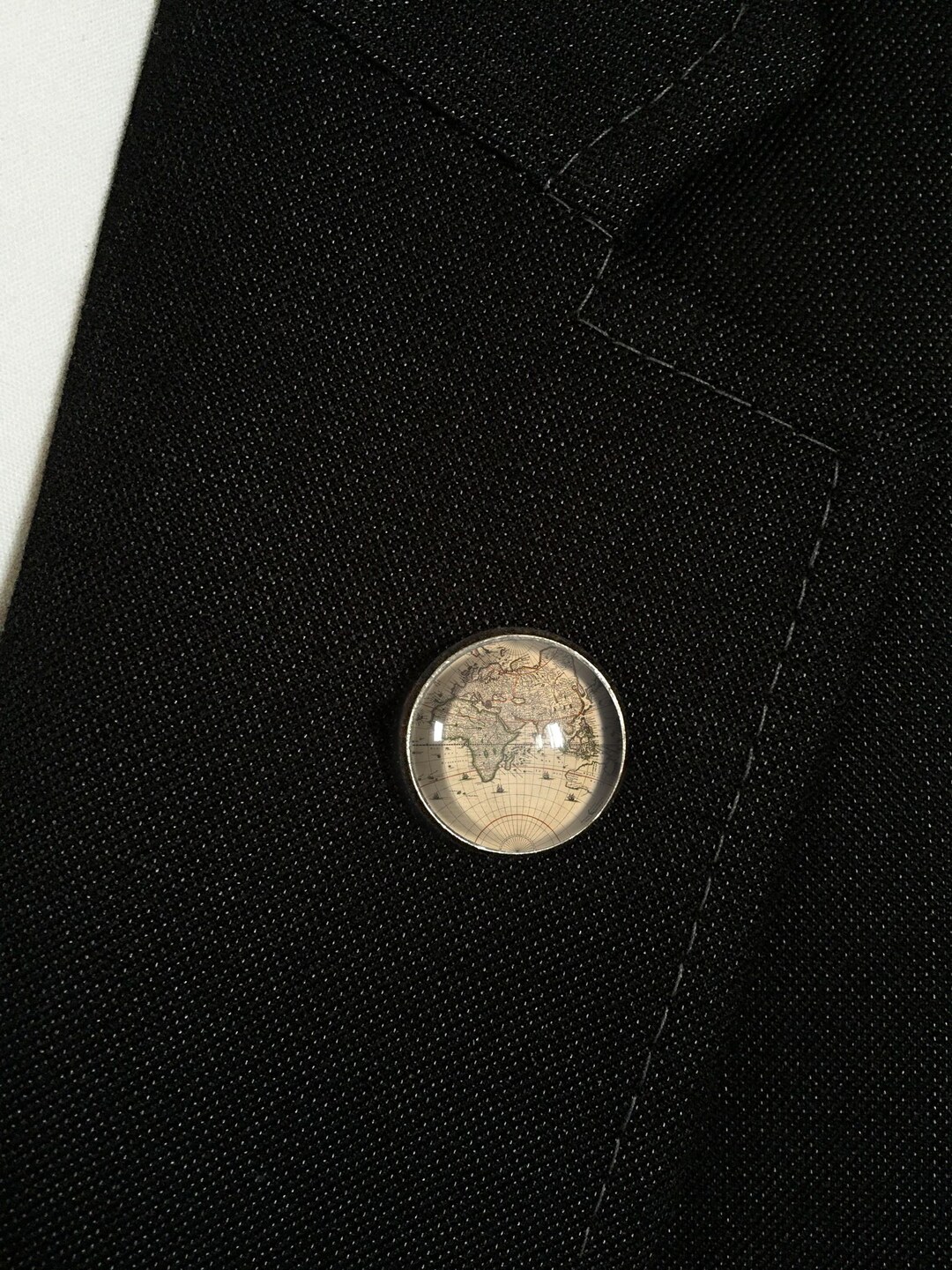 World Map Lapel Pin, 0196LP - Etsy