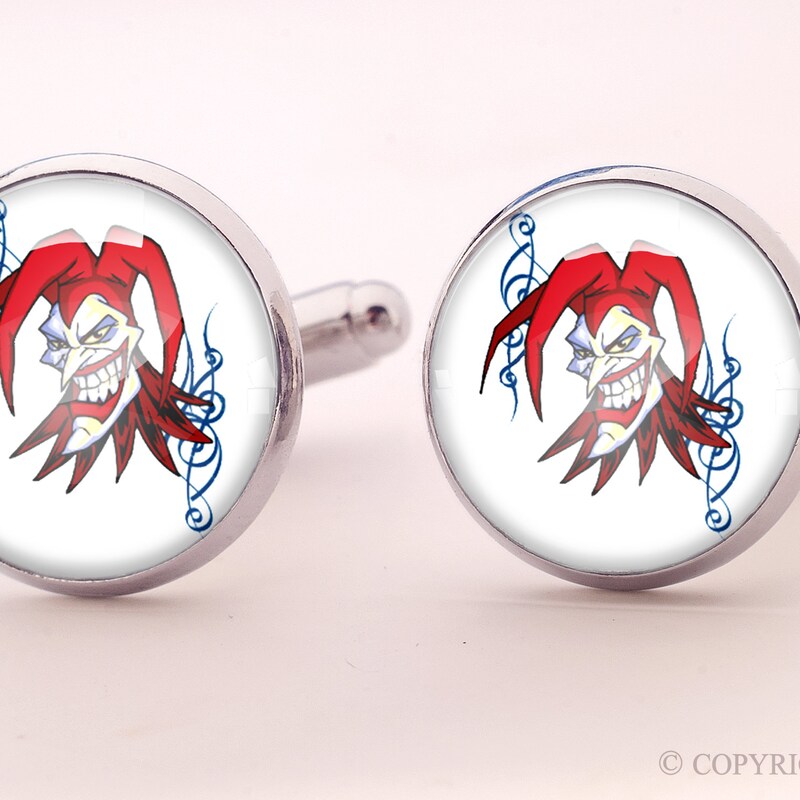 Joker Cufflinks - Etsy