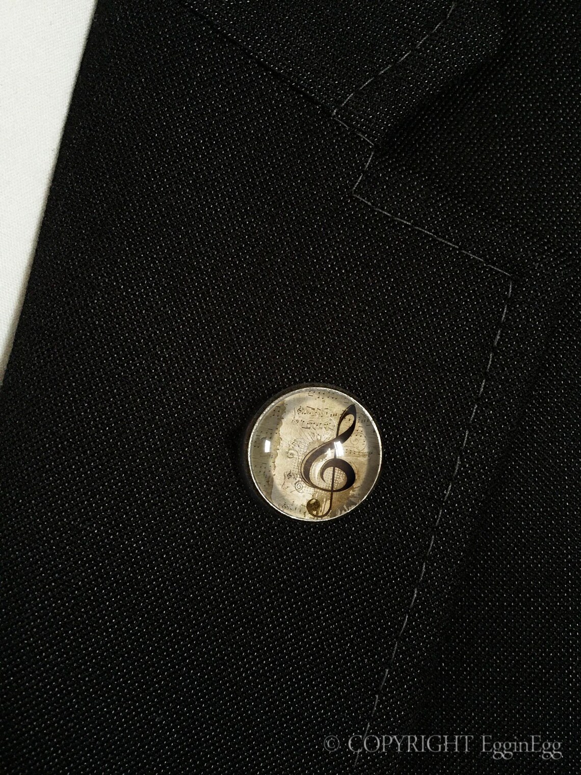 Treble Clef Lapel Pin, 0498LP - Etsy