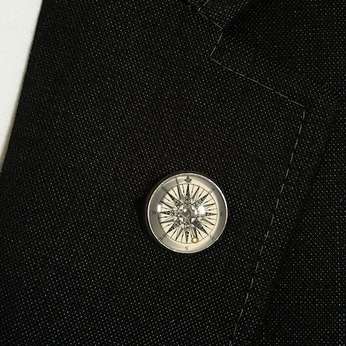 Compass Lapel Pin 0145LP | Etsy