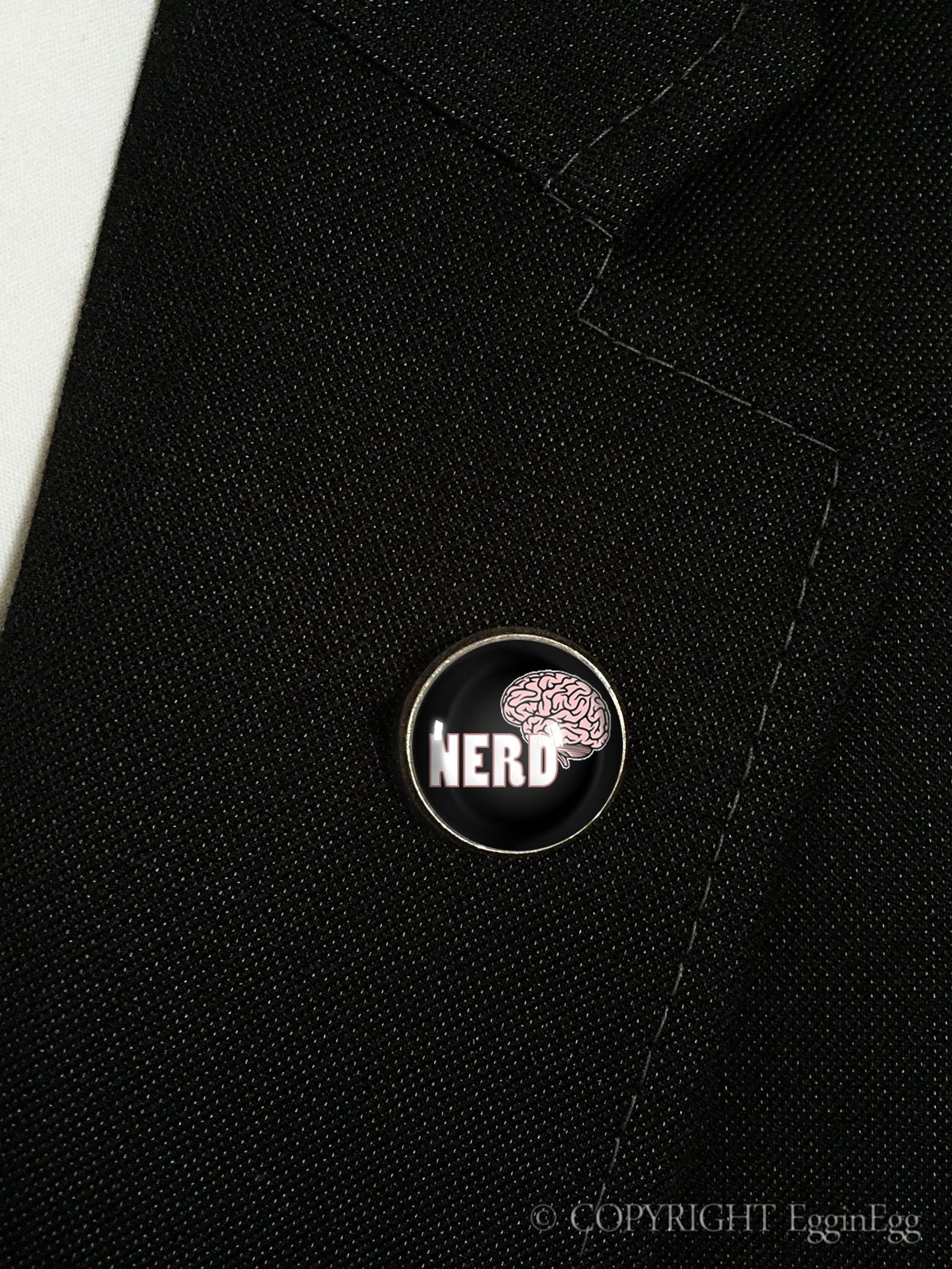Nerd Lapel Pin, 0889LP - Etsy UK