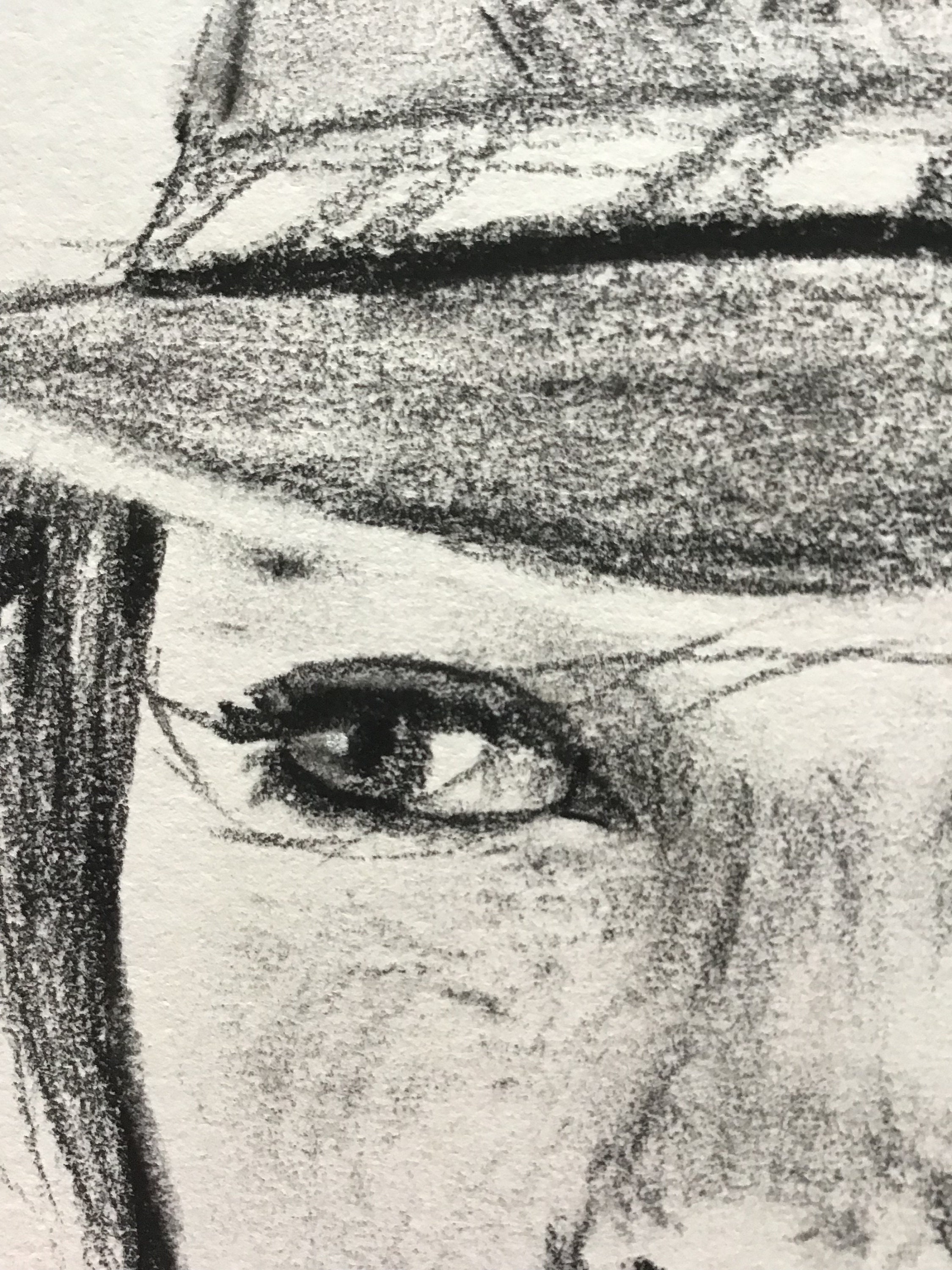 Pencil Drawing of Girl in the Sun - Etsy