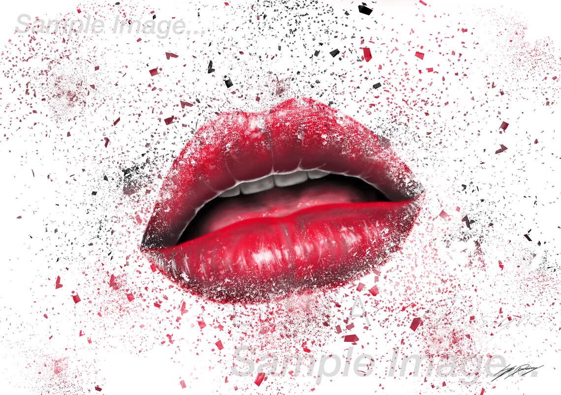 Dispersion art Print - Etsy