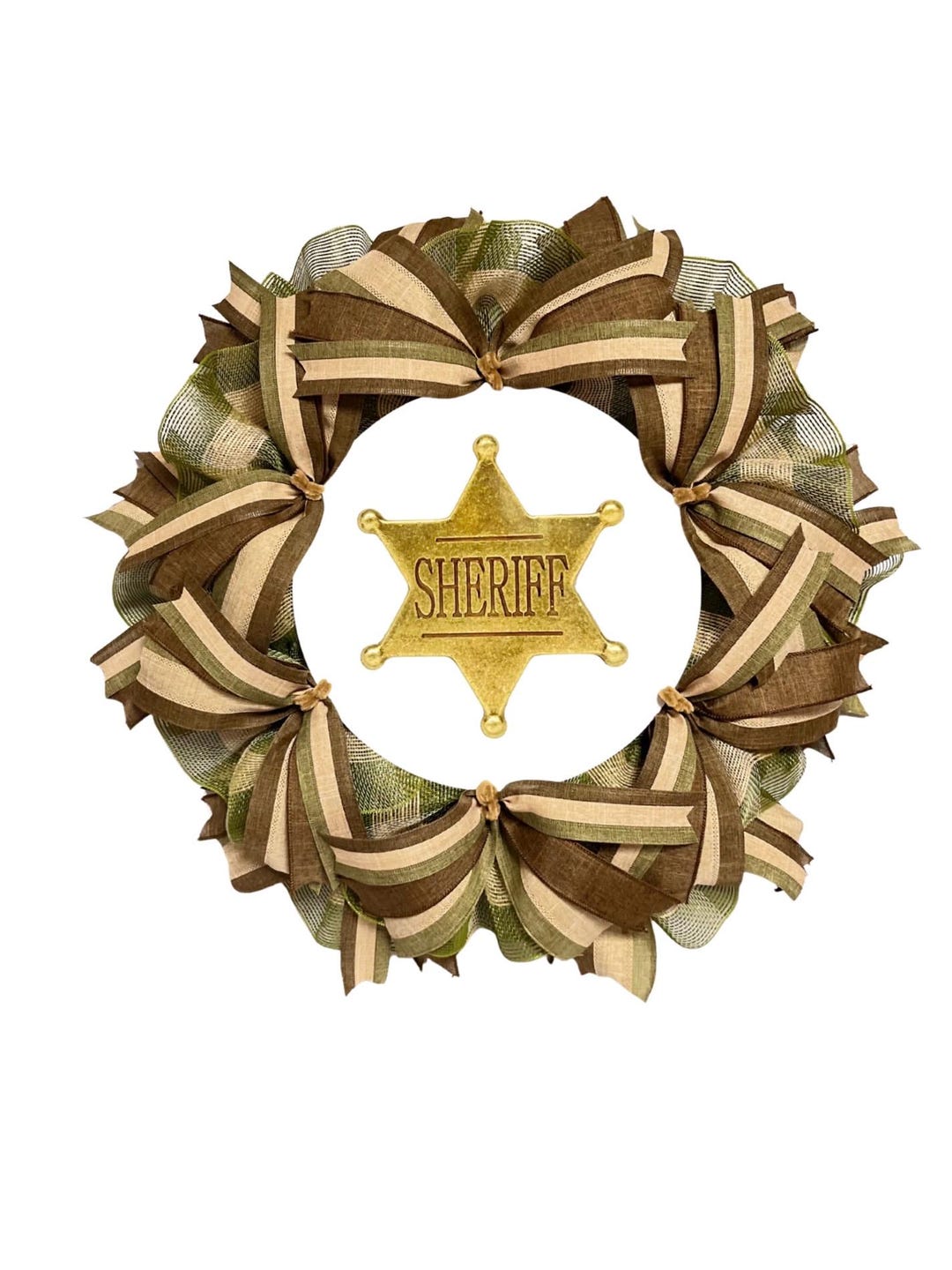 Sheriff Tribute Wreath, Honor, Service and Sacrifice , Law Enforcement ...