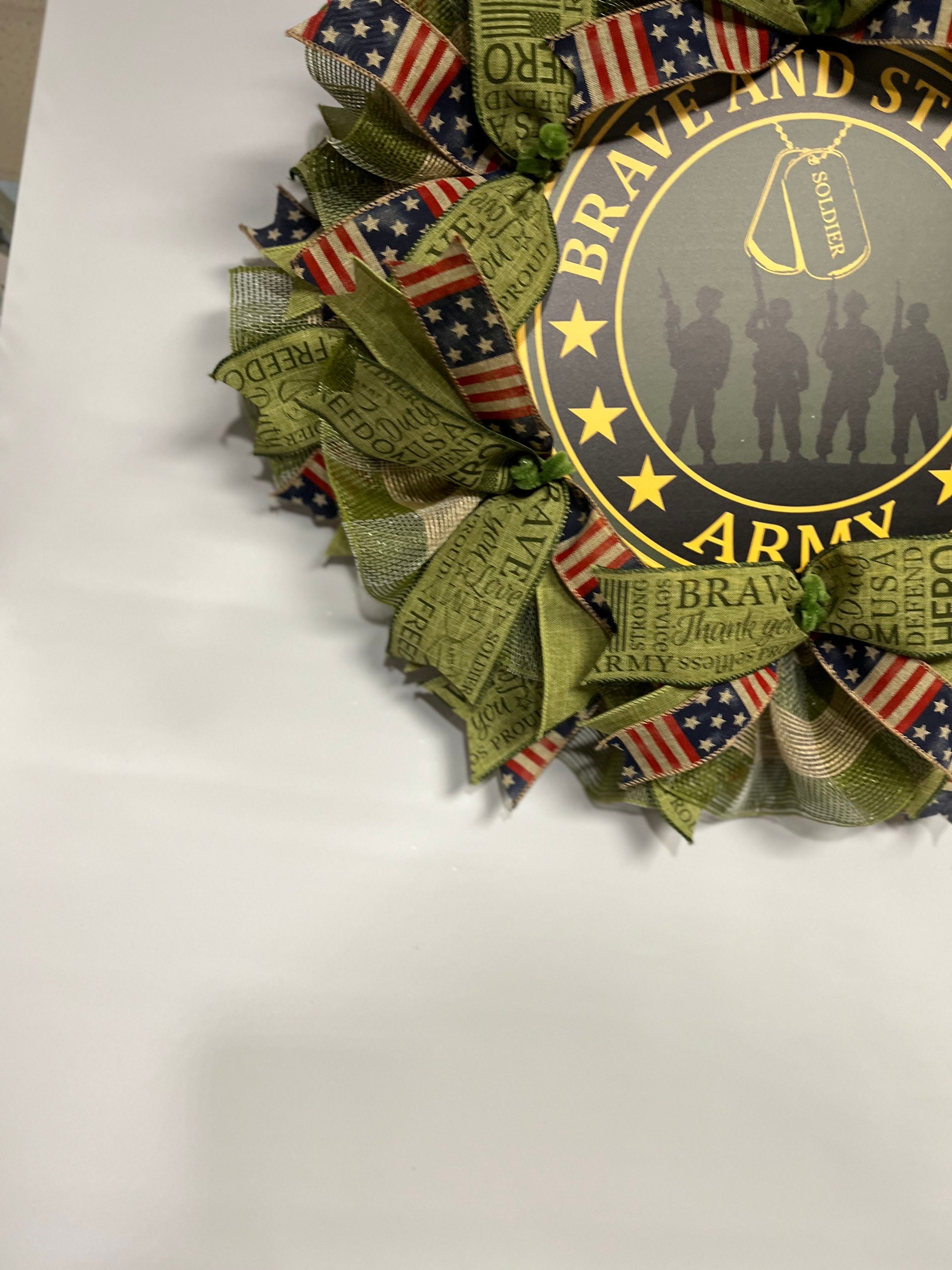 Army Wreath, Army Decor, Military Storm Door, Christmas Gift - Etsy