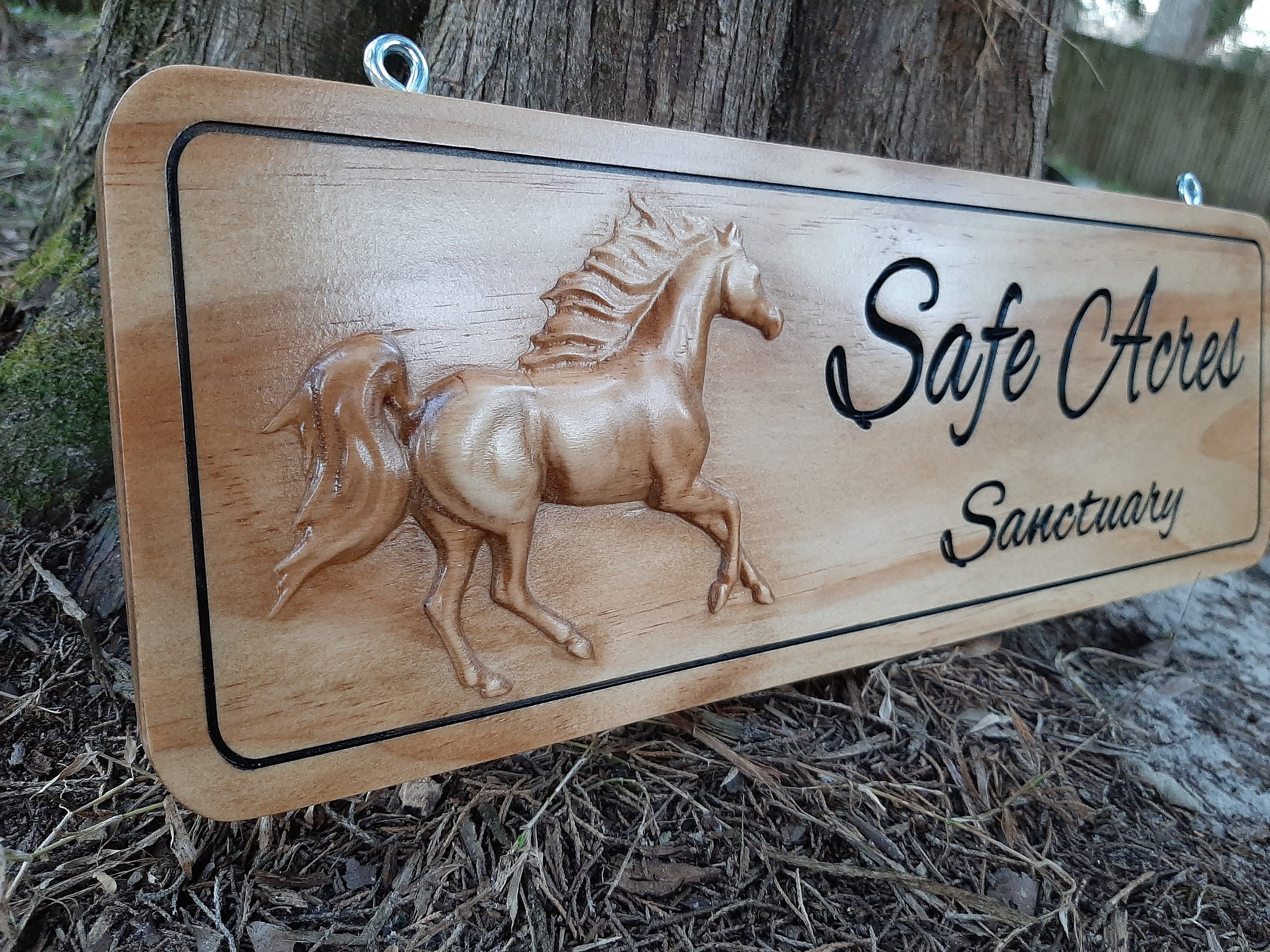 Personalized Horse Stall Sign Unique Horse Barn Door Plate - Etsy
