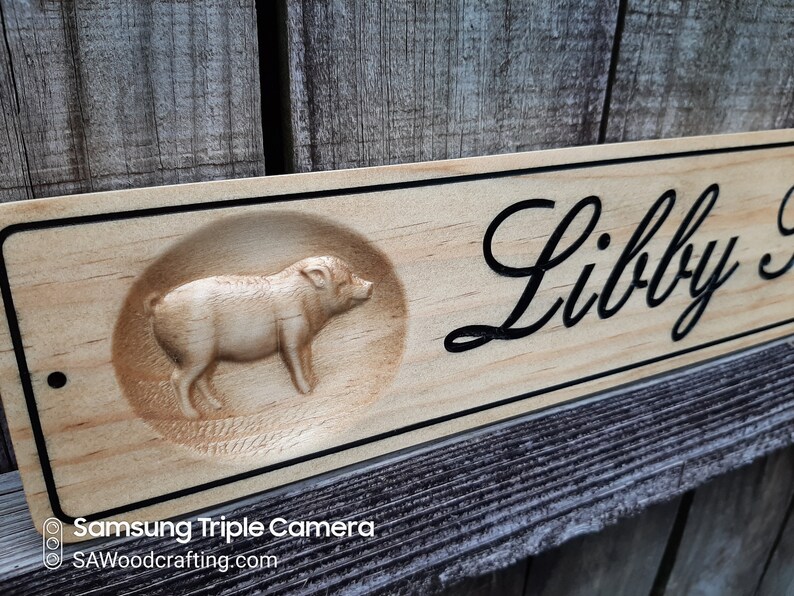 Personalized Farm Animal Name Sign Custom Barn Sign Pig Pen - Etsy