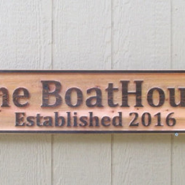 Boat House Sign - Etsy