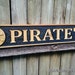 Customizable Outdoor Wooden Nautical Sign With Pirates, Tiki Bar Wall ...