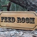 Custom Solid Wood Horse Tack Room Sign Feed Room and Office Barn ...