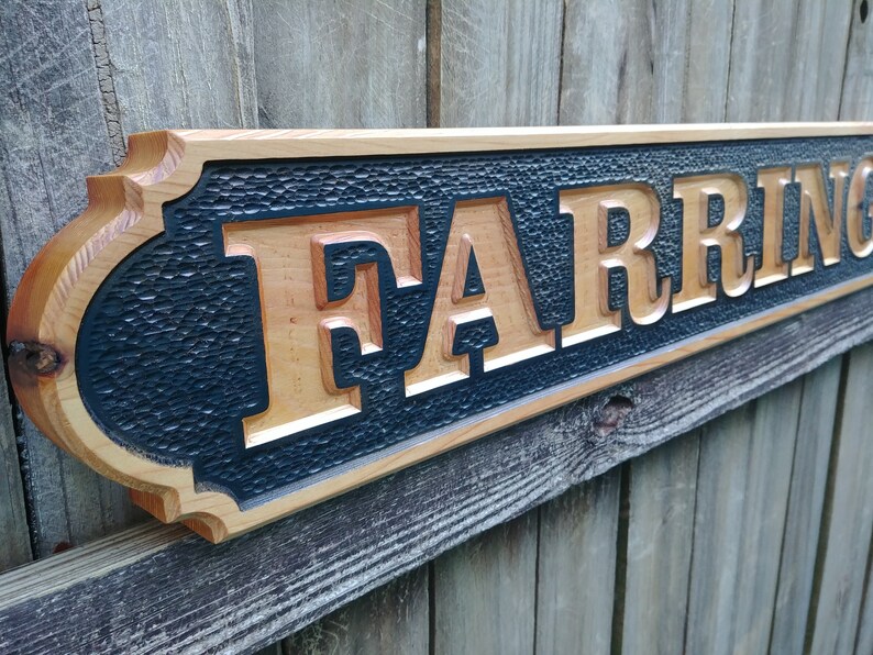 Custom Wood Outdoor Business Sign Personalized Art Studio | Etsy