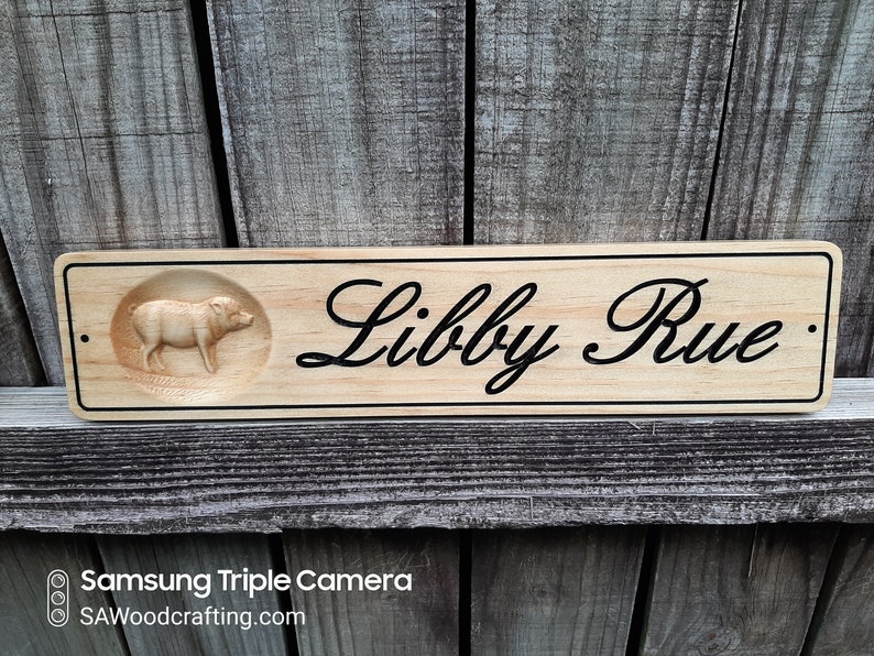 Personalized Farm Animal Name Sign Custom Barn Sign Pig Pen - Etsy