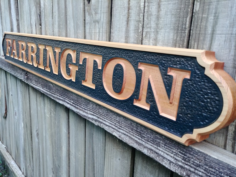 Custom Wood Outdoor Business Sign Personalized Art Studio | Etsy