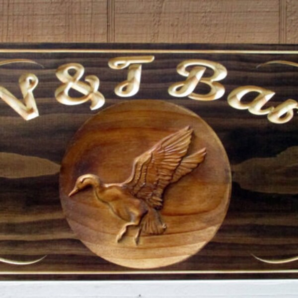 Duck Hunt Bar Sign - Etsy