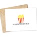 So Glad You POPPED Into My Life Popcorn Greeting Card Note | Etsy