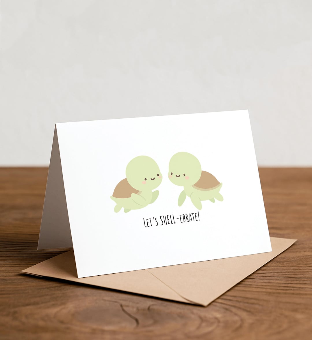 Sea Turtle Pun Card: Funny Valentine's Congrats Card - Etsy