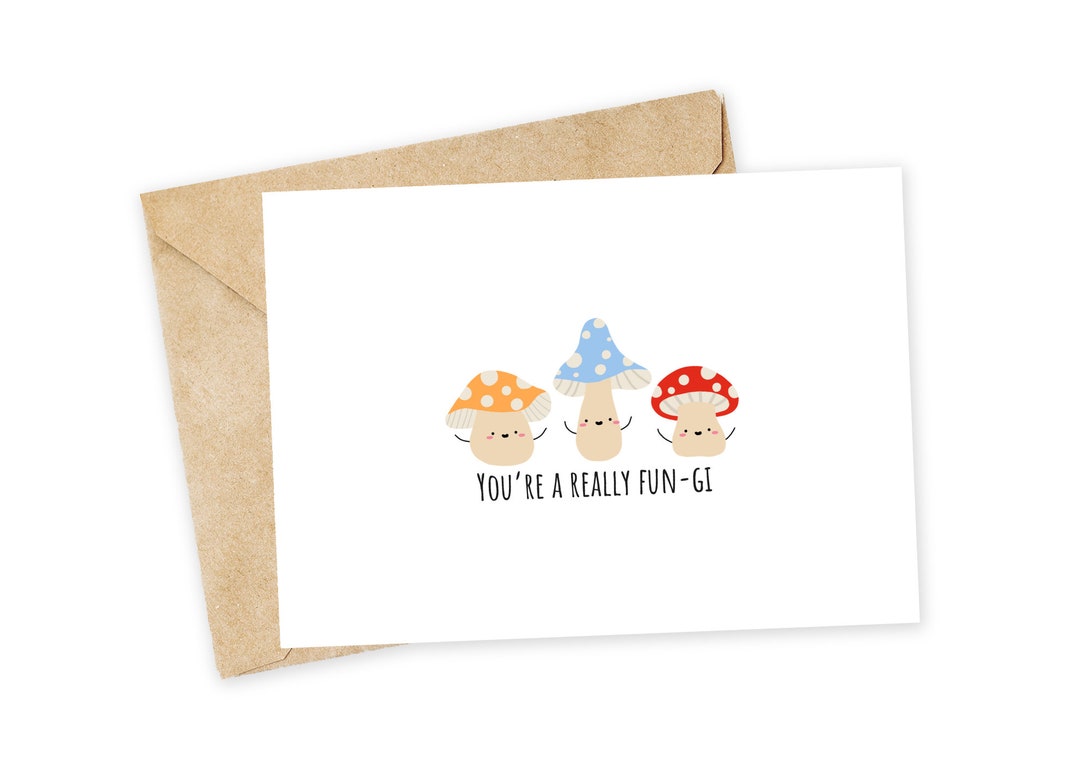 You're a Really FUN GI Funny Birthday Card, Cute Card, Handmade Card ...