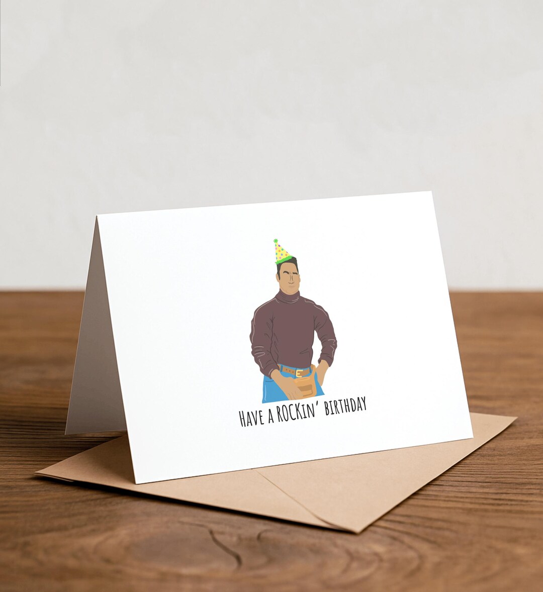 The Rock Birthday Card: Funny Meme Handmade Greeting Card - Etsy