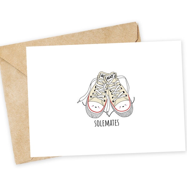 Converse Birthday Card - Etsy