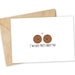 I'm Coco-nuts About You Coconut Greeting Card, I Love You Card, Foodie ...