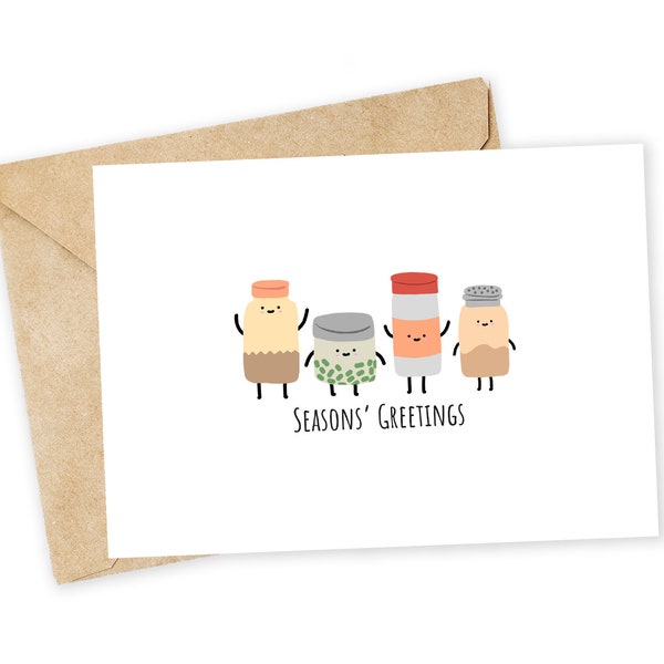 Pun Christmas Card - Etsy