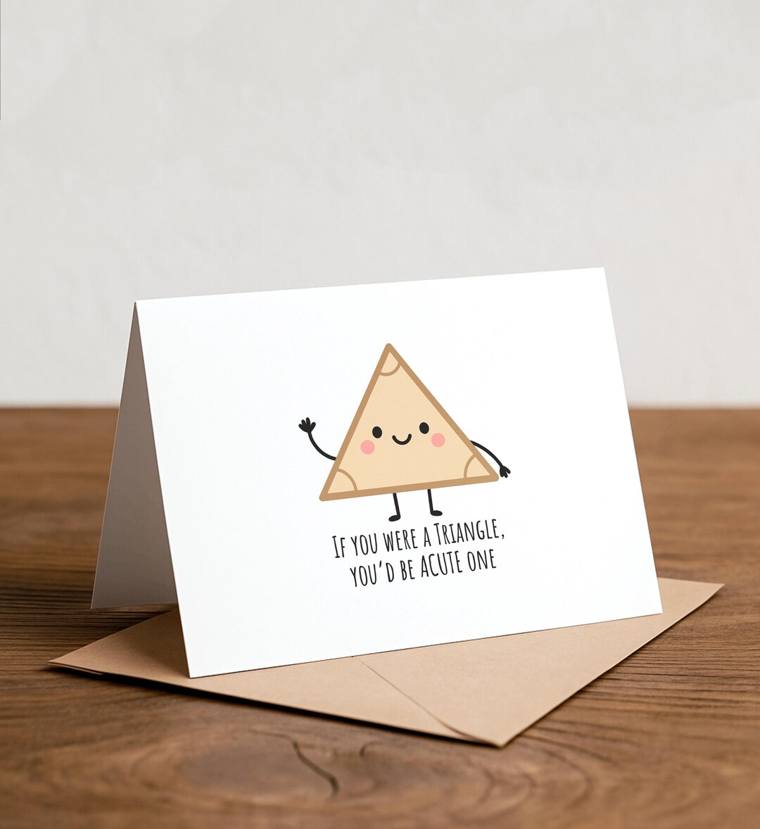 Acute Triangle Math Pun Greeting Card: Nerdy Birthday Card - Etsy