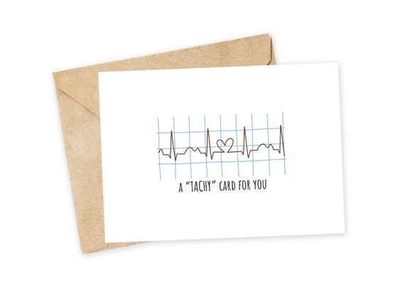 A TACHY Card for You Biology Medicine Tachycardia - Etsy
