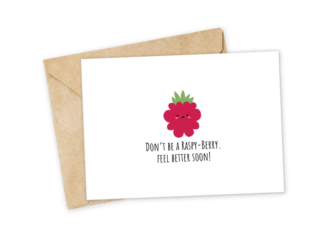 Raspy Berry Raspberry Greeting Card, Happy Card, I Love You Card ...