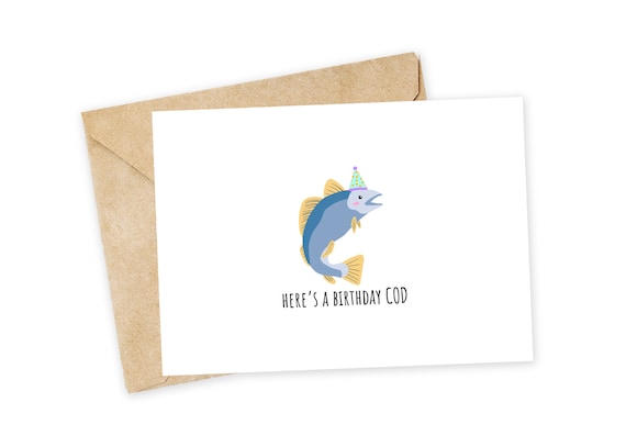 Here's a Birthday COD Funny Birthday Greeting Card - Etsy
