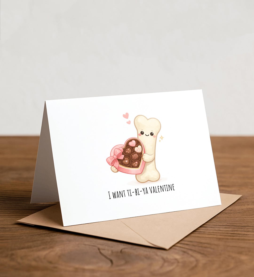 Tarjeta de San Valentín para la tibia: divertido juego de palabras ...