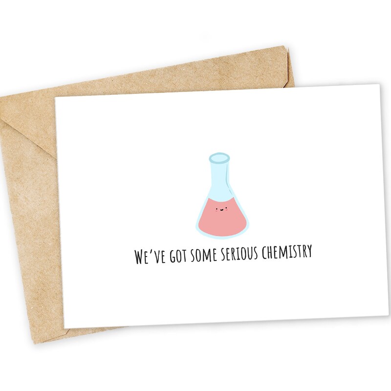 Chemistry Card - Etsy