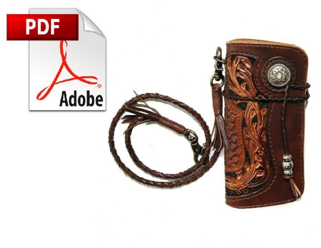 Long Wallet Printable PDF Pattern W/ Instructions (3 Designs Included ...