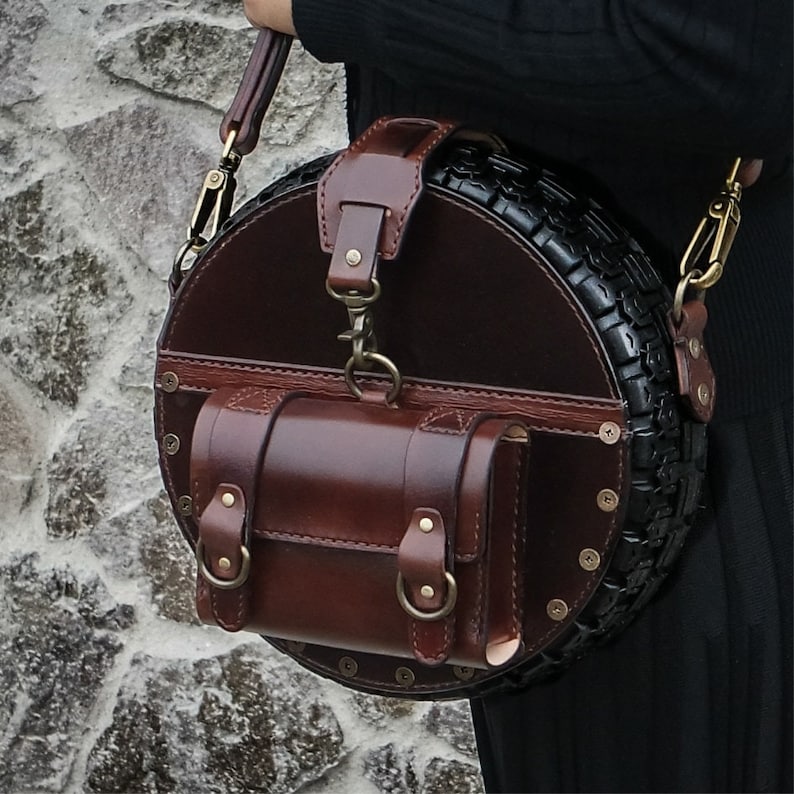 Ladies Designer Leather Tire Bag PDF Pattern - Etsy