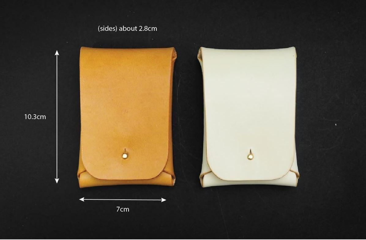 Stitchless Leather Case Printable PDF Pattern - Etsy