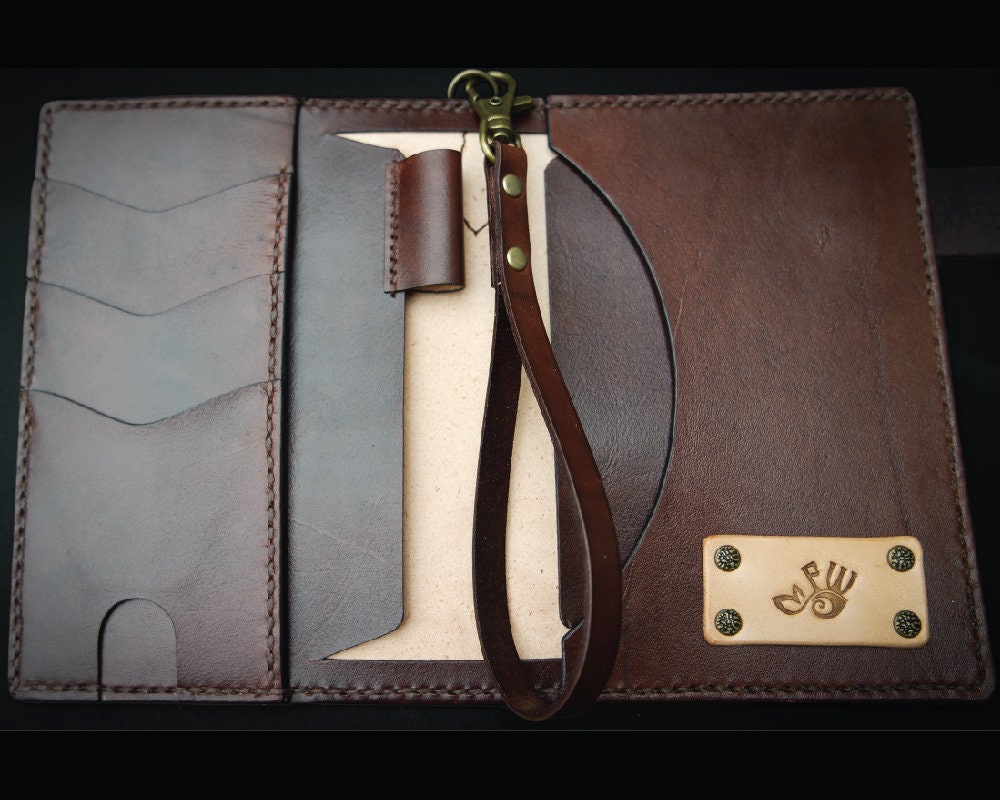 Artisan's Leather Passport Wallet PDF Pattern and Instructions - Etsy